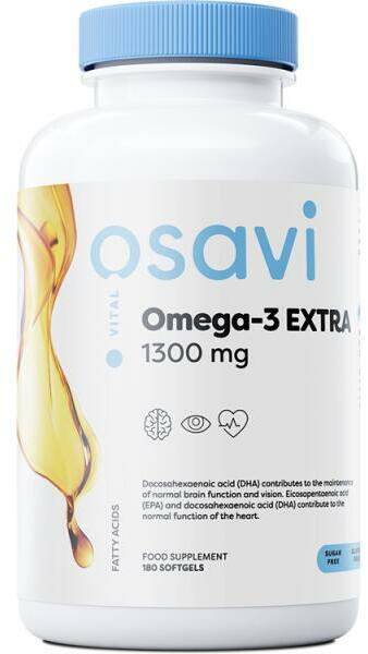 Osavi Supliment alimentar Ulei de pește Omega-3 1000mg, distilat ...