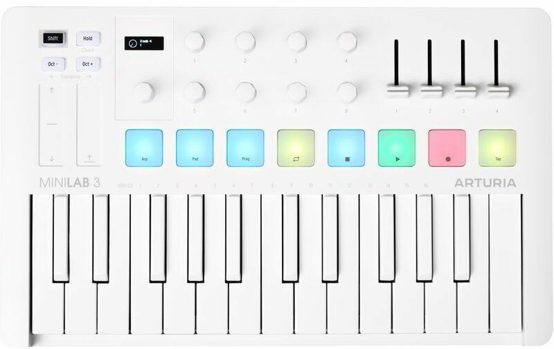 Vásárlás: Arturia MiniLab 3 Alpine White MIDI Controller árak ...