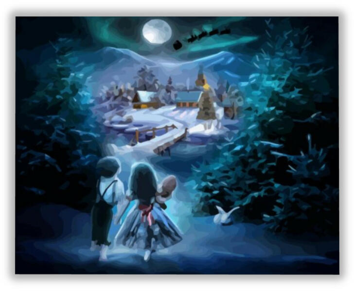 Vásárlás: Számfestő Sarki fény - számfestő készlet (crea1501) Kifestő ...