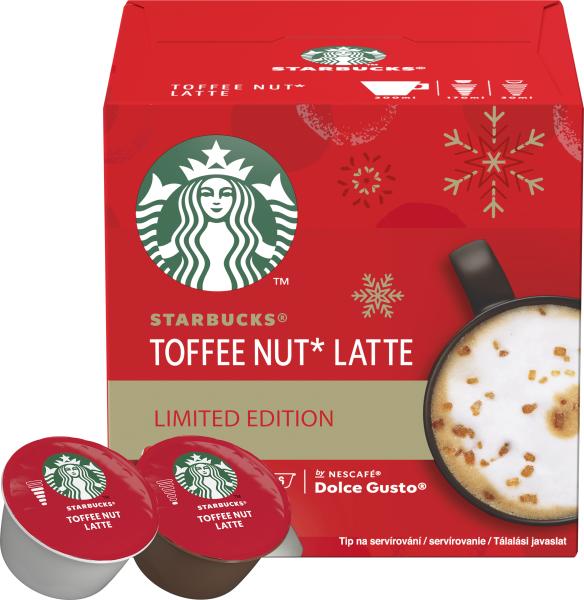 Starbucks Dolce Gusto Toffee Nut Latte (12) (Poduri cafea, capsule de ...