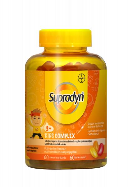 Vásárlás: Supradyn Kids Complex gyümölcsízű zselé 60x ...