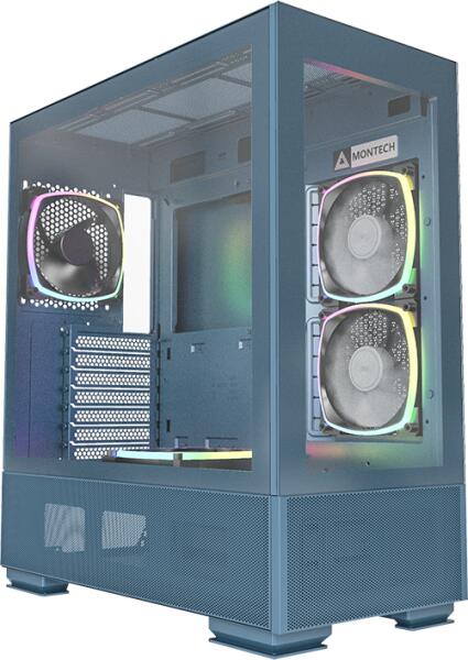 MONTECH Sky Two Blue (CAMTSKYTMB) ház árak, olcsó Számítógép ház akció ...