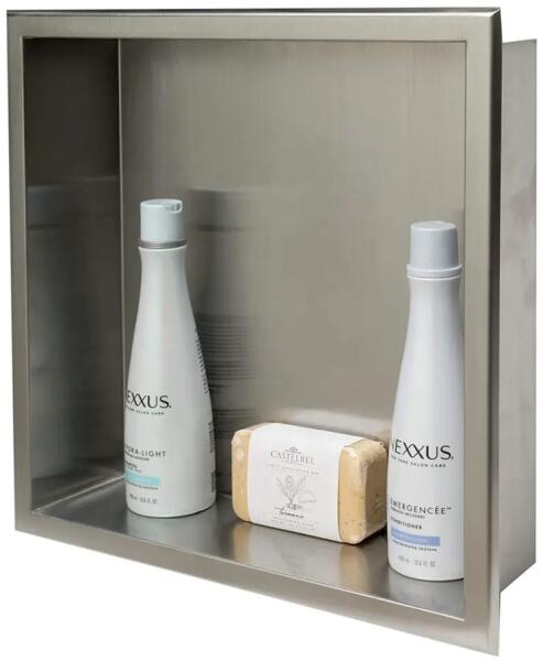 Rigoleinox Raft incastrat patrat, inox periat, Wall-Box 30x30x10cm ...