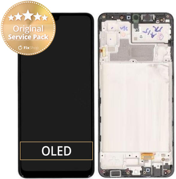 Samsung Galaxy M32 M325F - Ecran LCD + Sticlă Tactilă + Ramă (Black ...