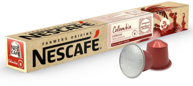 NESCAFÉ NESCAFÉ® Farmers Origins Columbia capsule pentru Nespresso® 10 ...