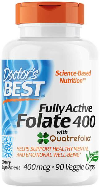 Vásárlás: Doctor's Best Aktív Folát 400 + Quatrefolic 400 mcg kapszula ...