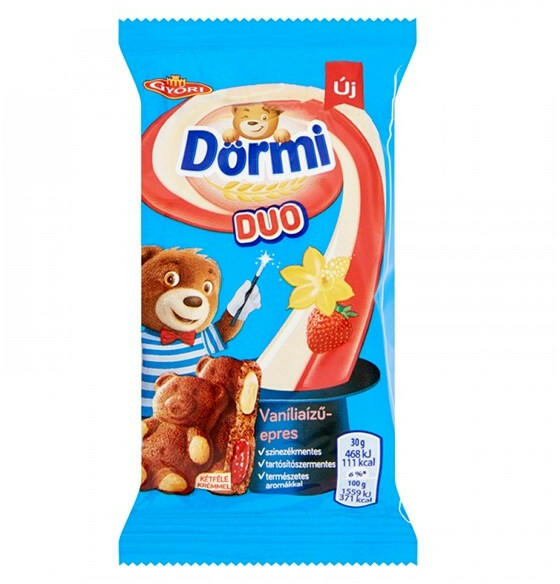 Vásárlás: Győri Dörmi Duo epres-vaníliás piskóta 30 g Desszert árak ...