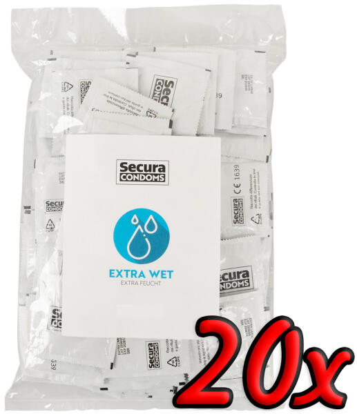 Vásárlás: Secura Secura Extra Wet 20 pack Óvszer árak összehasonlítása ...