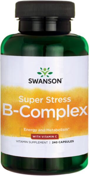 Vásárlás: Swanson Super Stress B-Complex With Vitamin C 100 kapszula ...