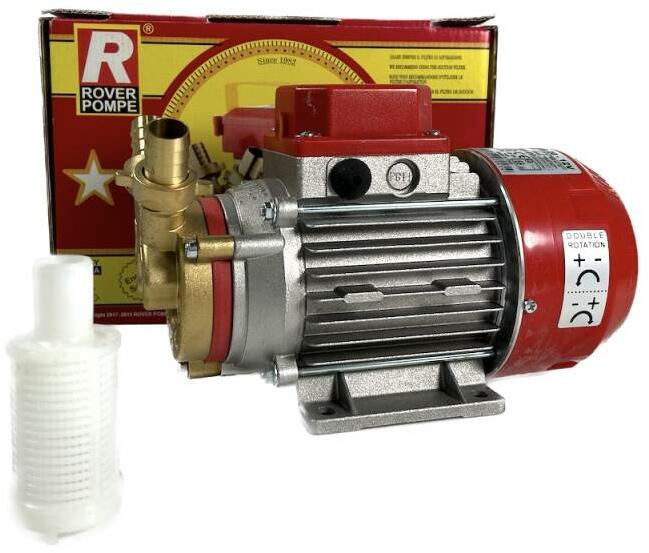 Rover Electropompa Marina 20, 12V, Rover Pompe, pentru transvazare vin ...