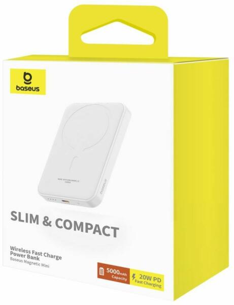 Baseus Magnetic Mini 5000 mAh (P10022107223-00) (Baterie externă USB ...