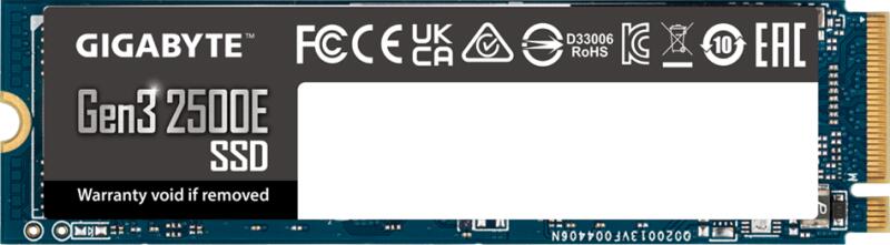 GIGABYTE Gen3 2500E 2TB M.2 (GA-SSD-M2-NVME-G325E-2TB) (Solid State ...