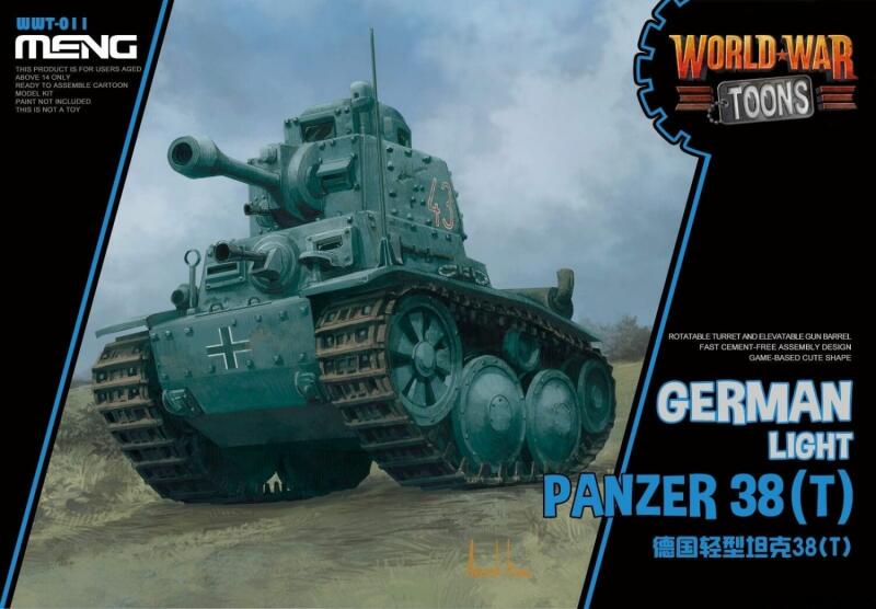 Vásárlás: MENG Meng German Light Panzer 38(T) (CartoonModel) (WWT-011 ...