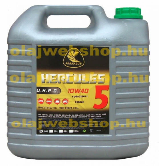 Vásárlás: Parnalub Hercules 5 10W-40 UHPD 10 l Motorolaj árak ...