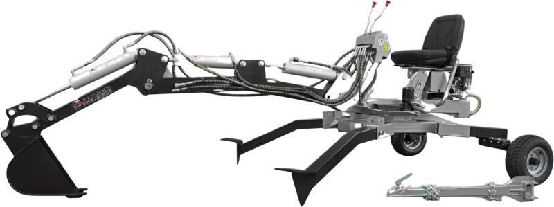 Jansen Germania Excavator tractat, 0.5 tone, motor pe benzina 10 CP ...