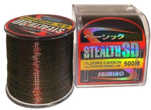 Wind Blade Fir Monofilament Saimino Stealth 3d Fluoro carbon 500m, 0 ...