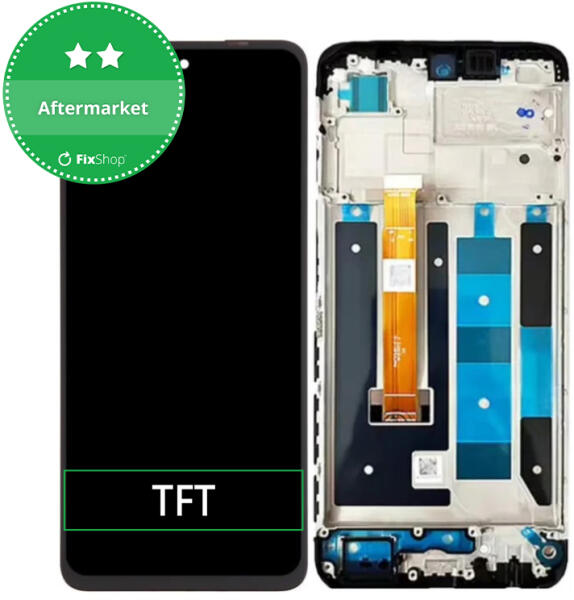 Oppo A58 4G CPH2577 - Ecran LCD + Sticlă Tactilă + Ramă (Black) TFT ...