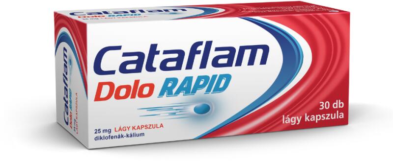 Vásárlás: Cataflam Dolo Rapid 25 mg lágy kapszula 30x - medexpressz ...