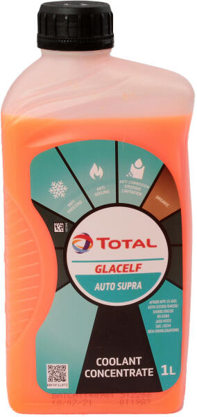 Total Antigel concentrat G12 roz fara silicati TOTAL Glacelf Supra 1L ...