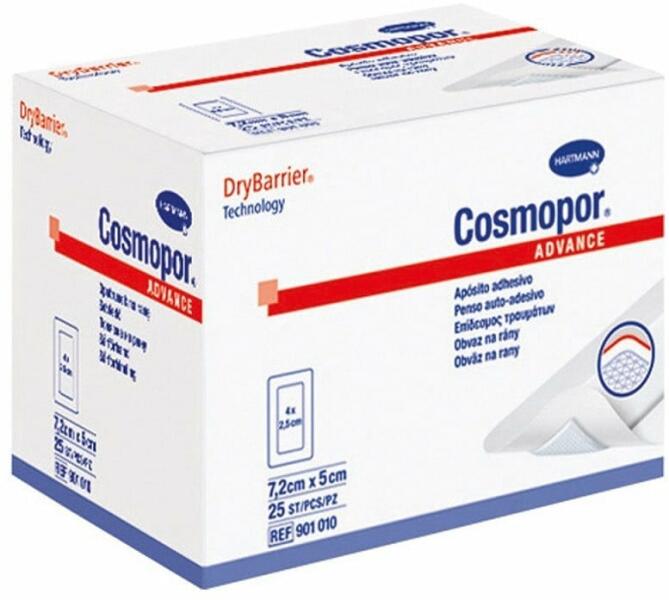 HARTMANN Cosmopor advance plasturi 25 x 10 cm x 10buc (Leucoplast ...
