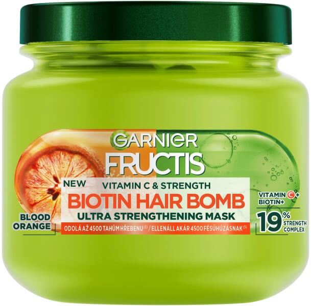 Vásárlás: Garnier Fructis Vitamin & Strength Biotin Hair Bomb 320 ml ...