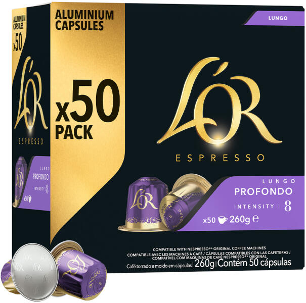 Vásárlás: L'OR | Lungo Profondo - 50 kapszula a Nespresso termékhez ...