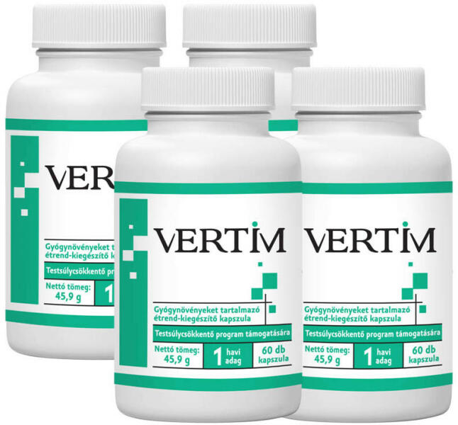 Vásárlás: Vertim étrend-kiegészítő kapszula 4x60db (vertim_4x ...