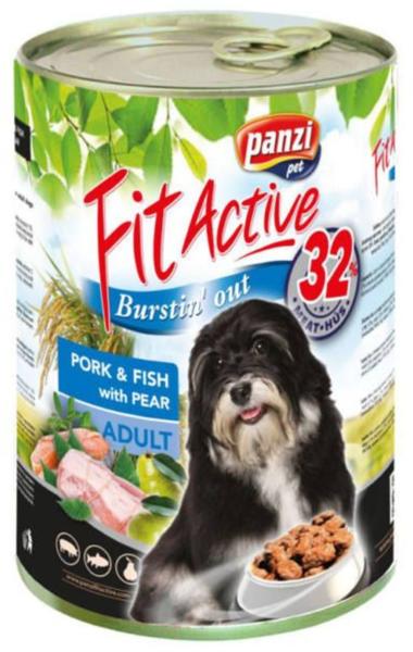 Panzi FitActive Pork & Fish with Pear 1240 g (Hrana pentru caini) - Preturi