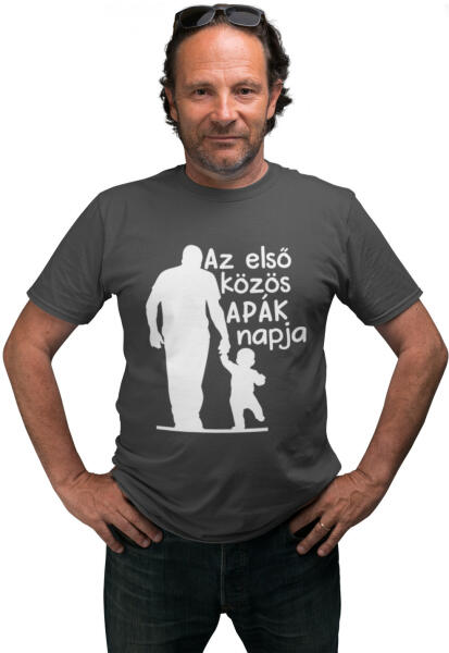 Vásárlás: Az első közös apák napja - Férfi Póló (218989) Férfi póló ...