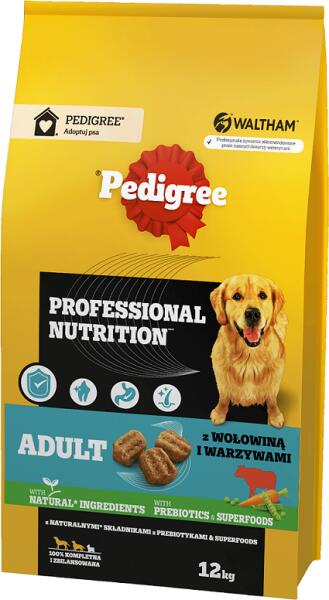 PEDIGREE Professional Nutrition Adult vită și legume 12 kg hrană câini ...