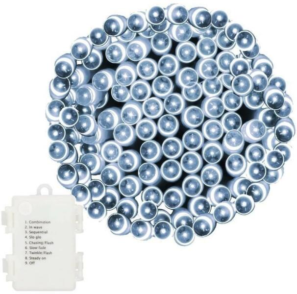 SPRINGOS Instalatie luminoasa de Craciun, exterior/interior, 120 LED, 8 ...