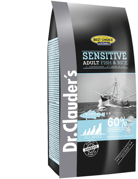 Dr.Clauder's Adult Sensitive Fish & Rice 350 g (Hrana pentru caini ...