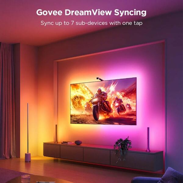 Govee Banda LED RGBICW inteligenta - Ambient Light pentru TV 55-65 ...