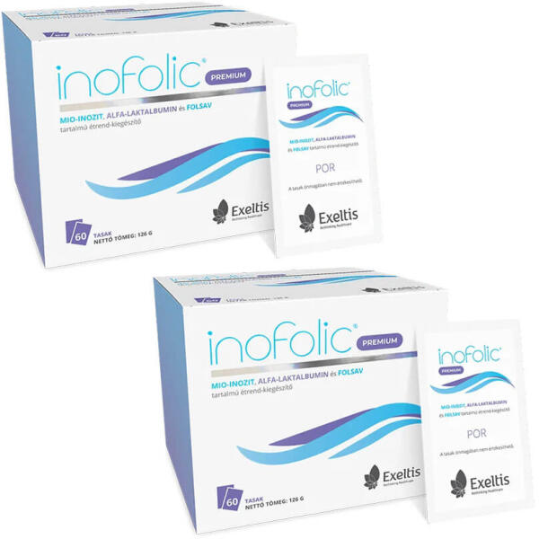 Vásárlás: Inofolic Premium tasak 2x 60 db Táplálékkiegészítő árak ...