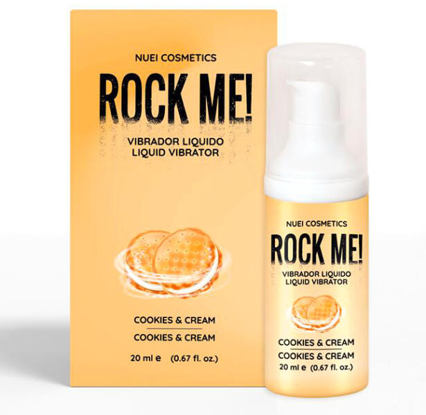 Nuei Cosmetics ROCK ME! Liquid Vibrator Cookies & Cream 20ml ...