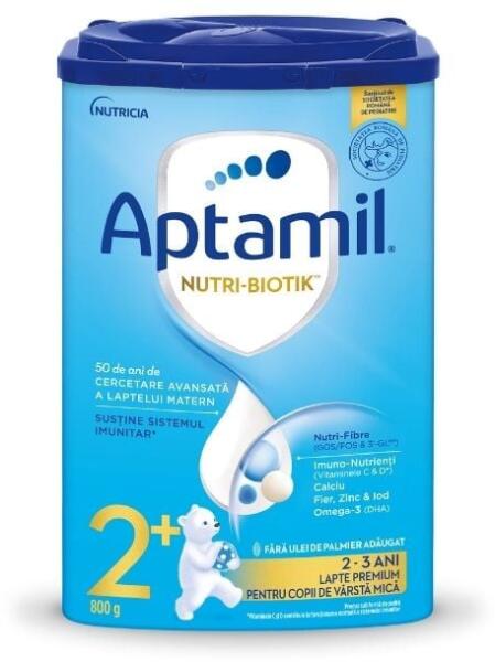 APTAMIL Formula de lapte praf Nutri Biotik 2+, 2-3 ani, 800 g, Aptamil ...