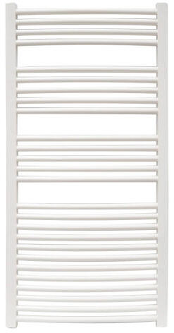 Vásárlás: HeizTech íves fehér acél fürdőszobai törölközőszárító ...