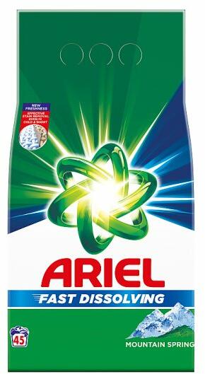 Vásárlás: Ariel Mountain Spring 2,47 kg (45 mosás) Mosószer, mosópor ...