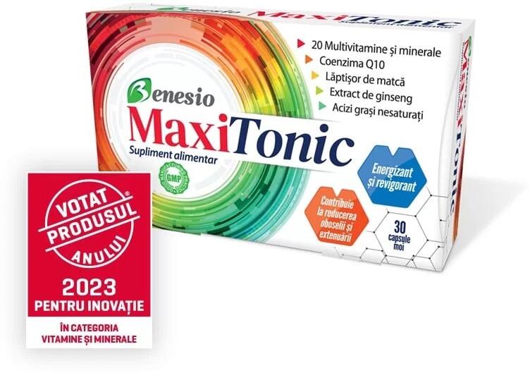BENESIO MaxiTonic, 30 capsule moi, Benesio (Suplimente nutritive) - Preturi