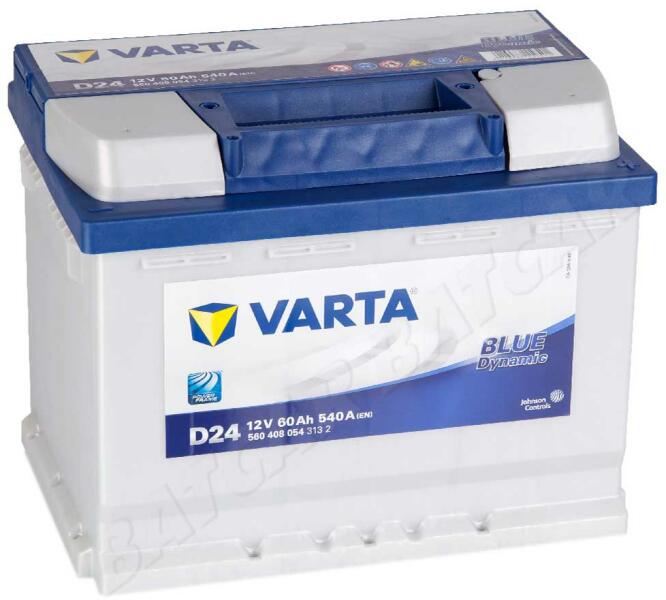VARTA D24 Blue Dynamic 12V 60Ah 540A right+ (560 408 054) vásárlás ...