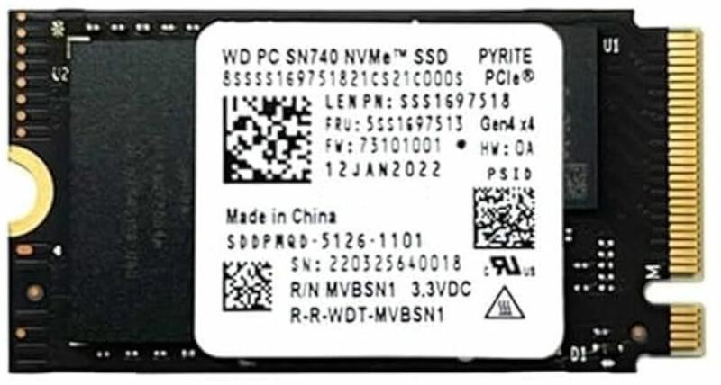 Western Digital SN740 256GB (SDDPMQD-256G-1101) (Solid State Drive SSD ...