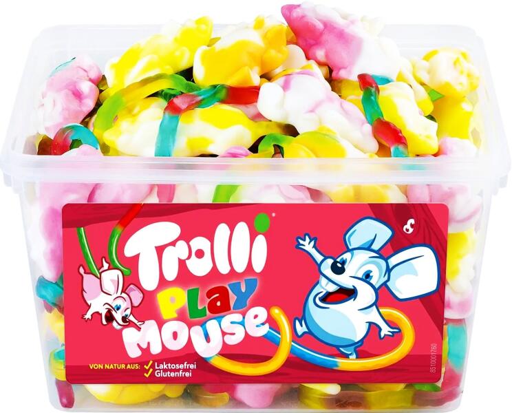 Trolli Trolls Playmouse 75 buc 1, 2 kg (Desert) - Preturi