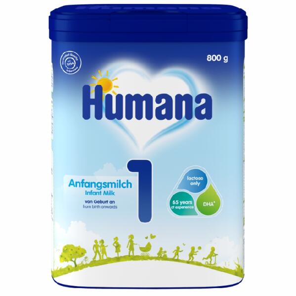 Humana Formula de lapte de inceput 1, +0 luni, 800 g, Humana (Formula ...