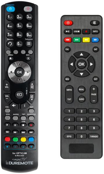 GENERAL OPTICUM G-RCU-023 + TV control (mini TV) - telecomandă duplicat ...