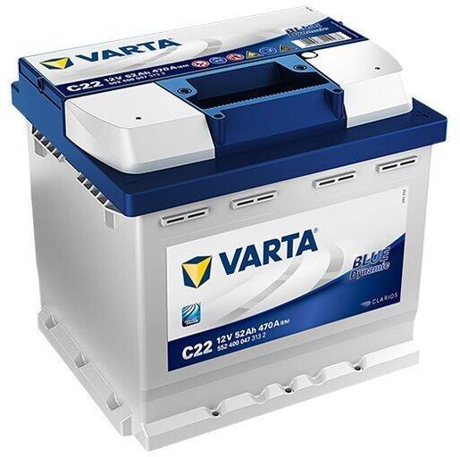 VARTA Blue Dynamic Power 52Ah 470A right+ (Acumulator auto) - Preturi