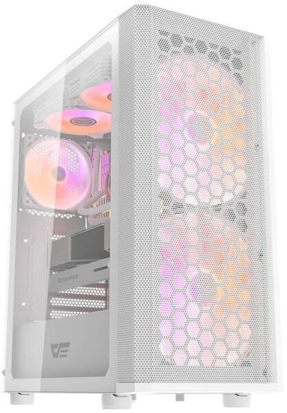 darkFlash DK360 ARGB White ház árak, olcsó Számítógép ház akció, PC ház boltok