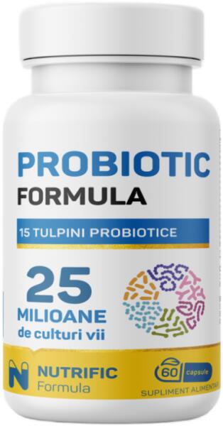 NUTRIFIC Probiotic formula profesional, 60 capsule, Nutrific (Suplimente nutritive) - Preturi