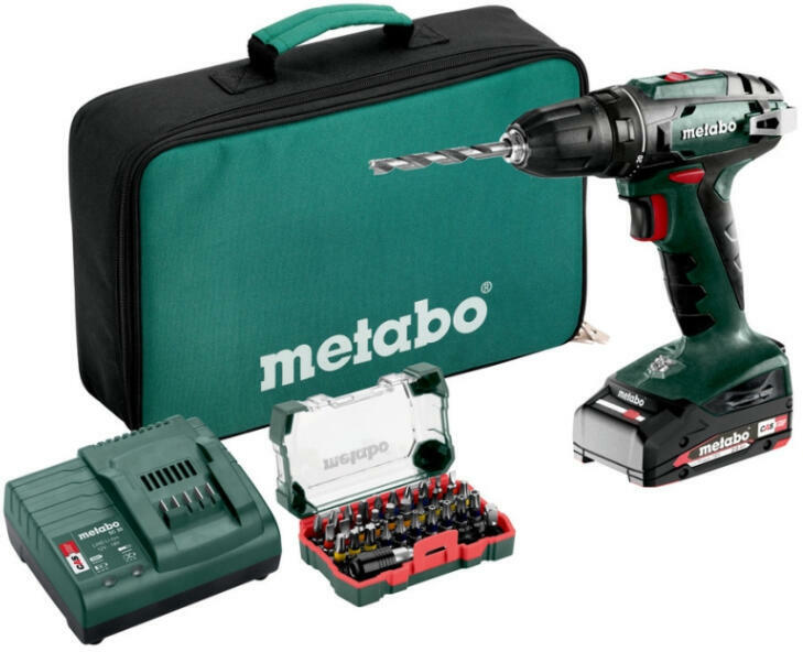 Metabo BS 18 Set (602207580) (Masina de gaurit si insurubat) - Preturi