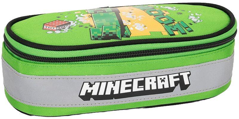 Minecraft Penar școlar oval Minecraft Jolly - 1 fermoar (72541) (Penar ...