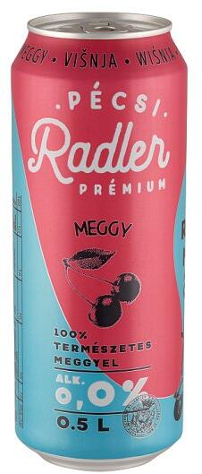 Vásárlás: Pécsi Radler Prémium Meggy alkoholmentes világos sör és meggy ...